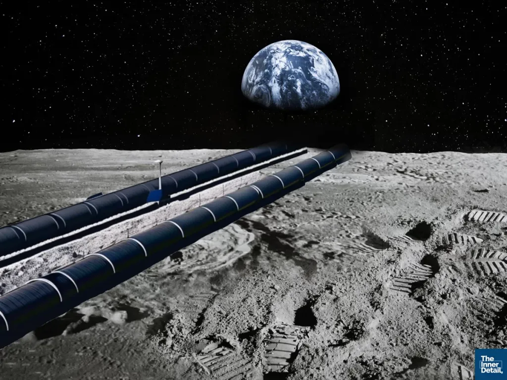 Oxygen pipeline depends on moon mine | AxiomInt.com