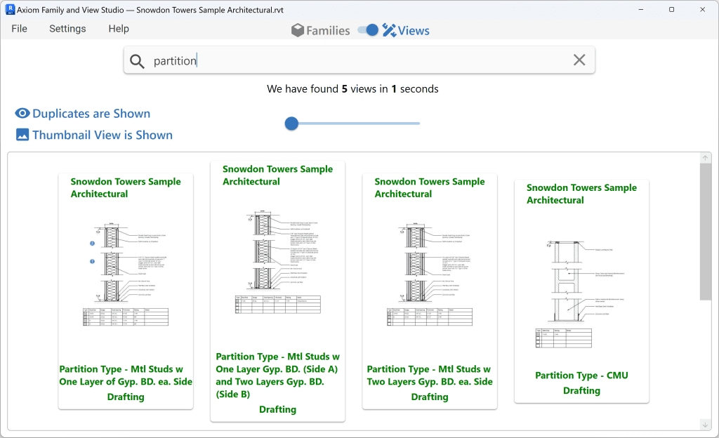 Revit plugin to easily find and place families and views!